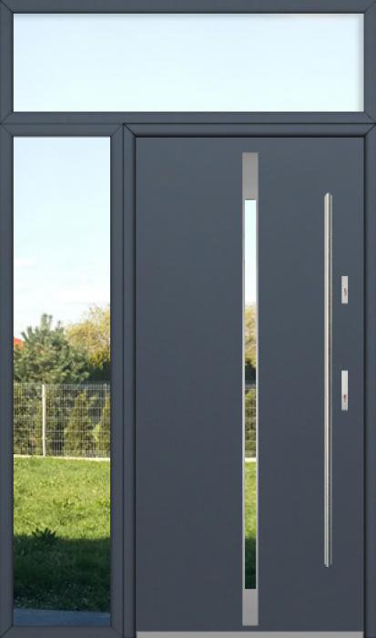 custom configuration - Fargo door with left and top sidelight (view ...