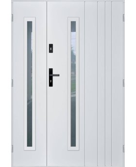 Sta Vasco - Weather proof solid single steel entry door Domadeco