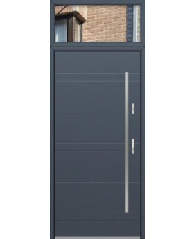 Fargo 30 double - double steel exterior doors commercial Domadeco